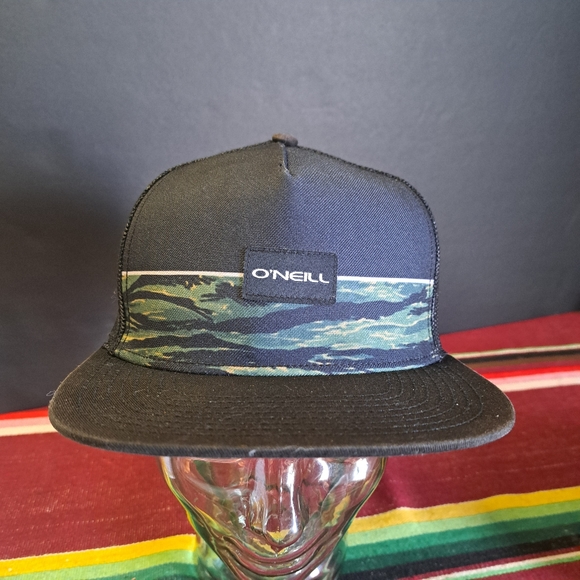O'Neill | Accessories | Oneill Hat Black Camo Strap Snap Back Ball Cap | Poshmark